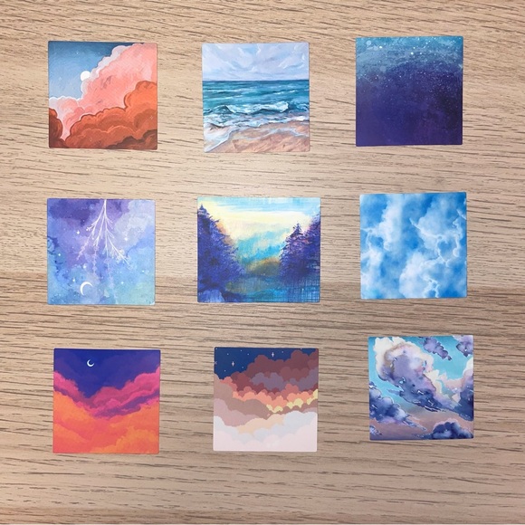 Art | Landscape Stickers 9 | Poshmark